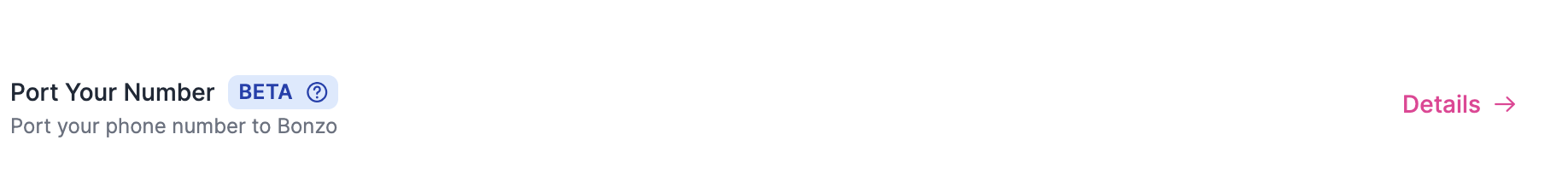 Communication Settings – Bonzo