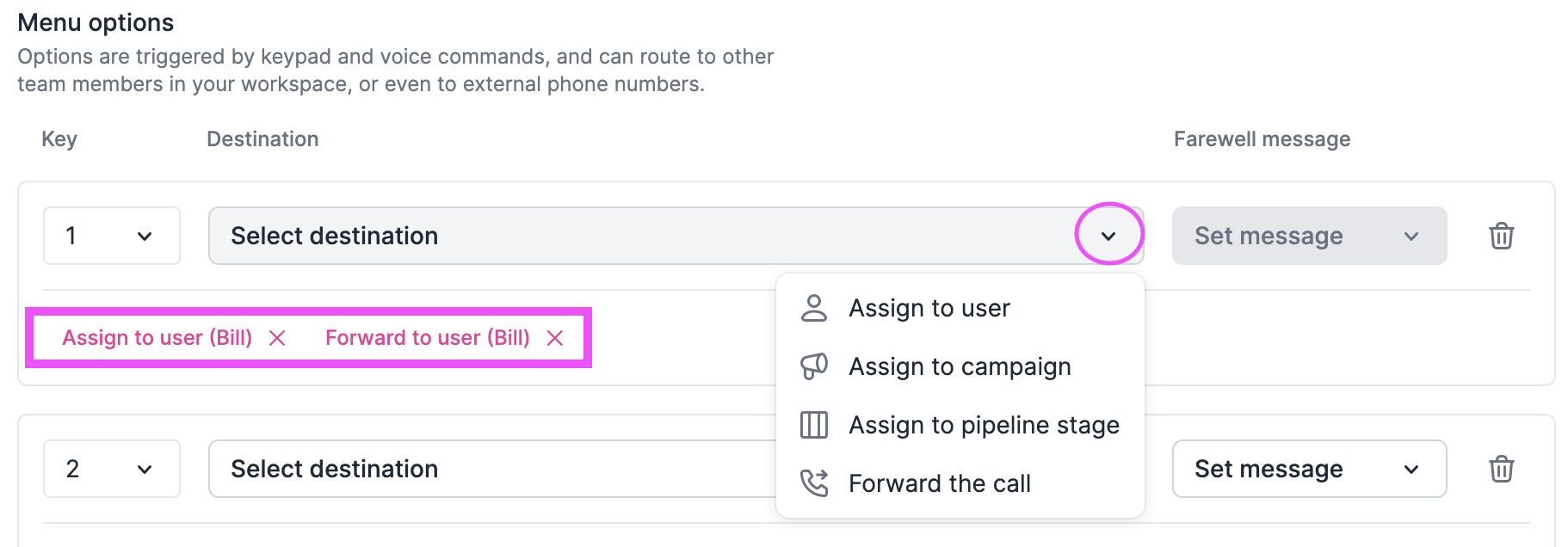 Communication Settings – Bonzo