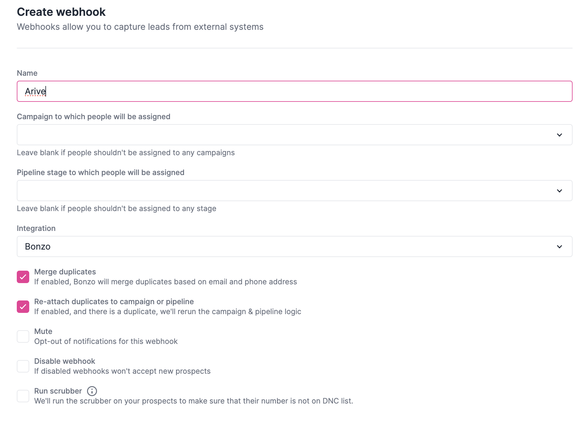Arive: FAQ & Troubleshooting – Bonzo
