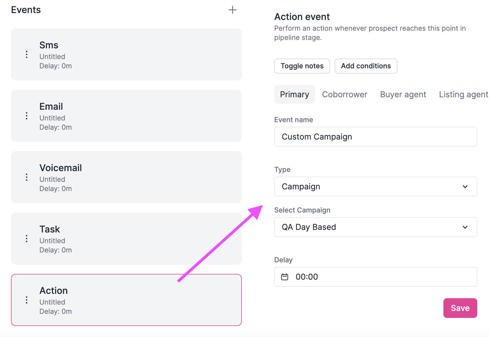 Pipelines: Action Events – Bonzo