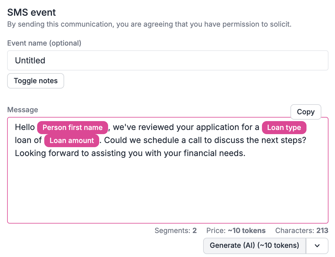 Spark: AI Generated Campaigns & Event Messages – Bonzo