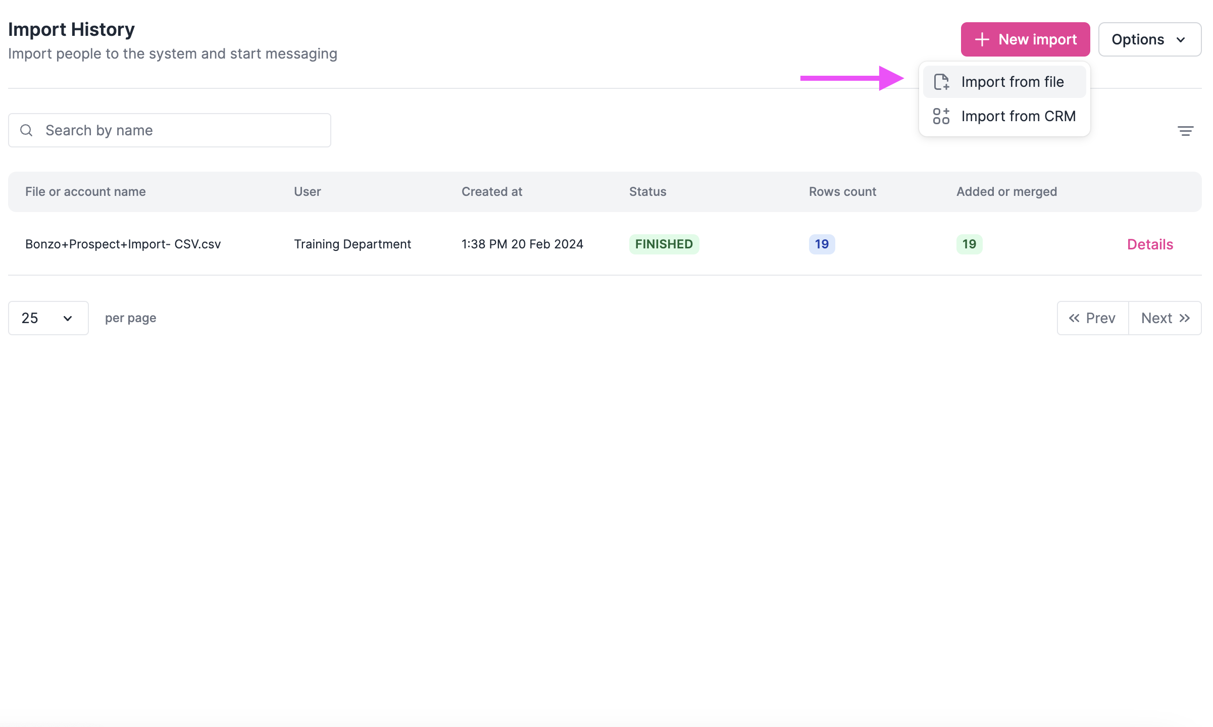 People: Formatting, Custom Fields & Views, Importing – Bonzo