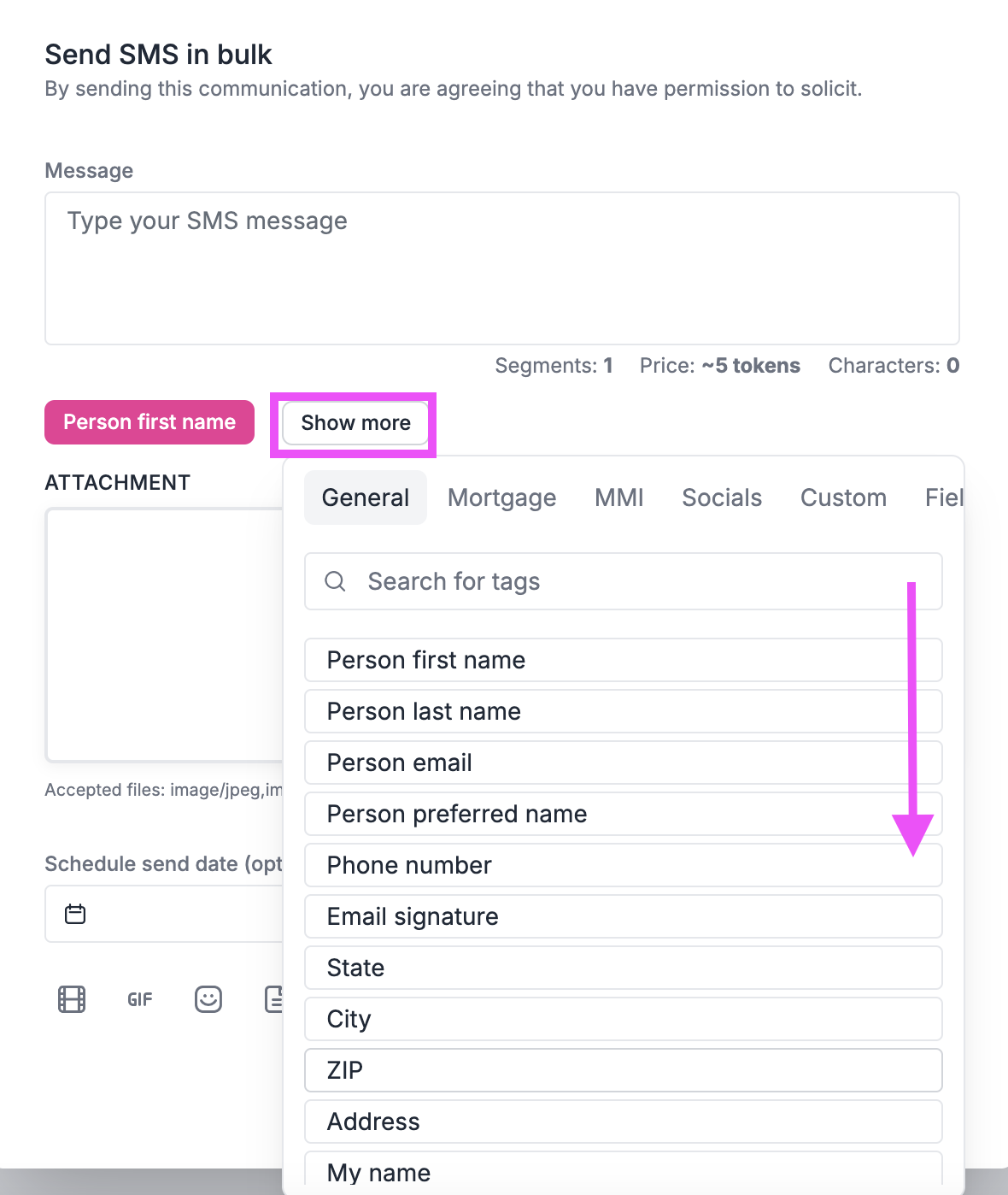 Merge Tags – Bonzo