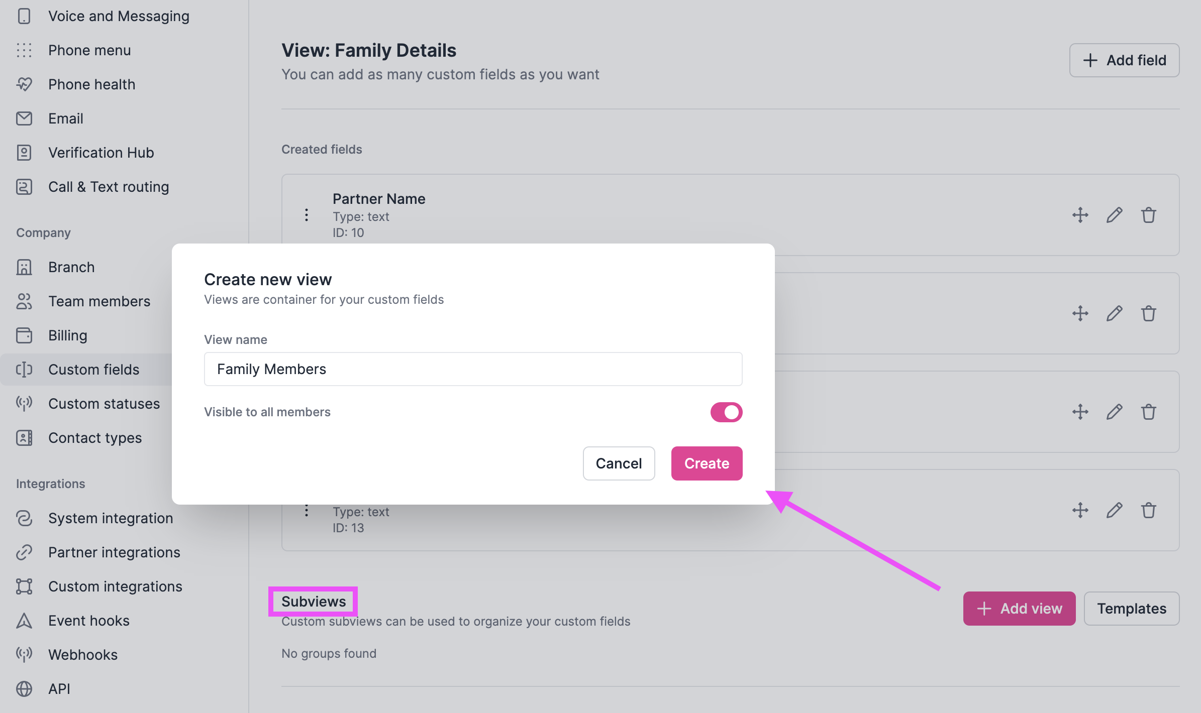 People: Formatting, Custom Fields & Views, Importing – Bonzo