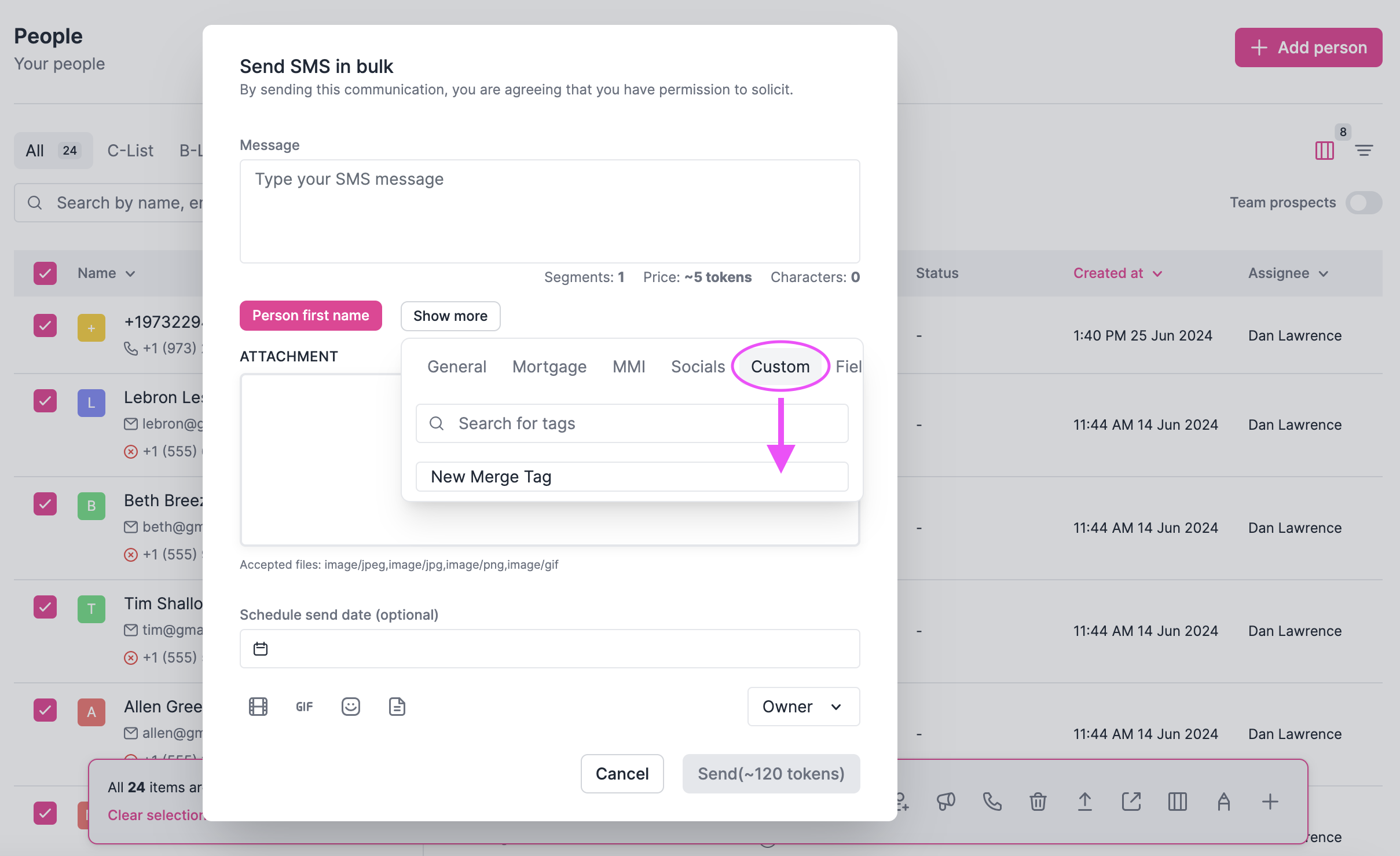 Merge Tags – Bonzo
