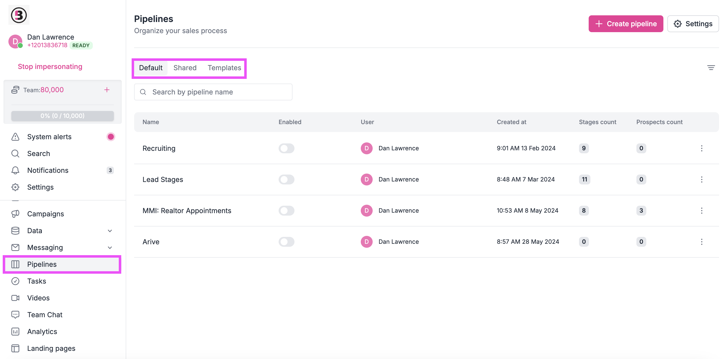 Pipelines: General Overview – Bonzo